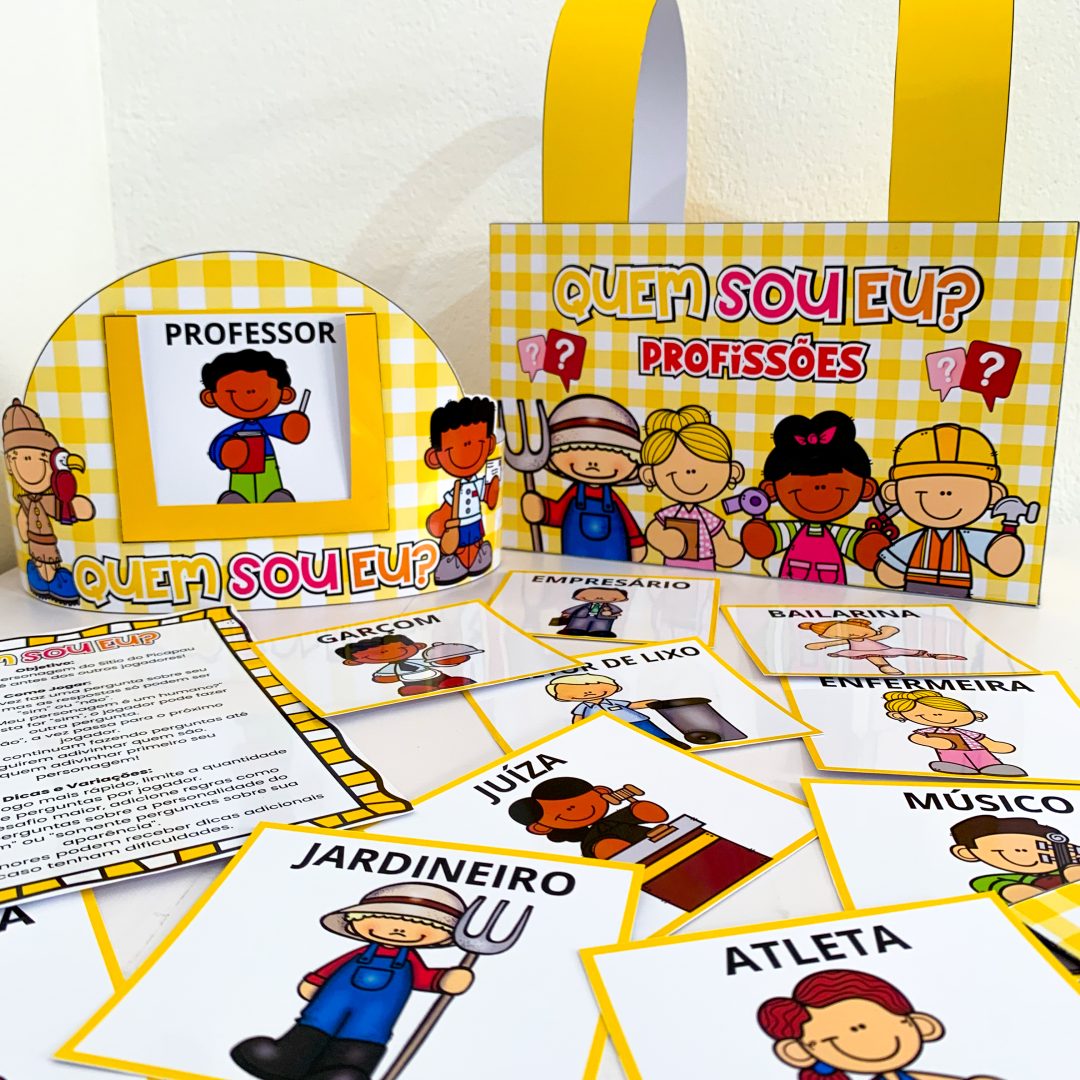 Jogo Quem Sou eu Profissões – Lojinha Educate – Recursos Pedagógicos